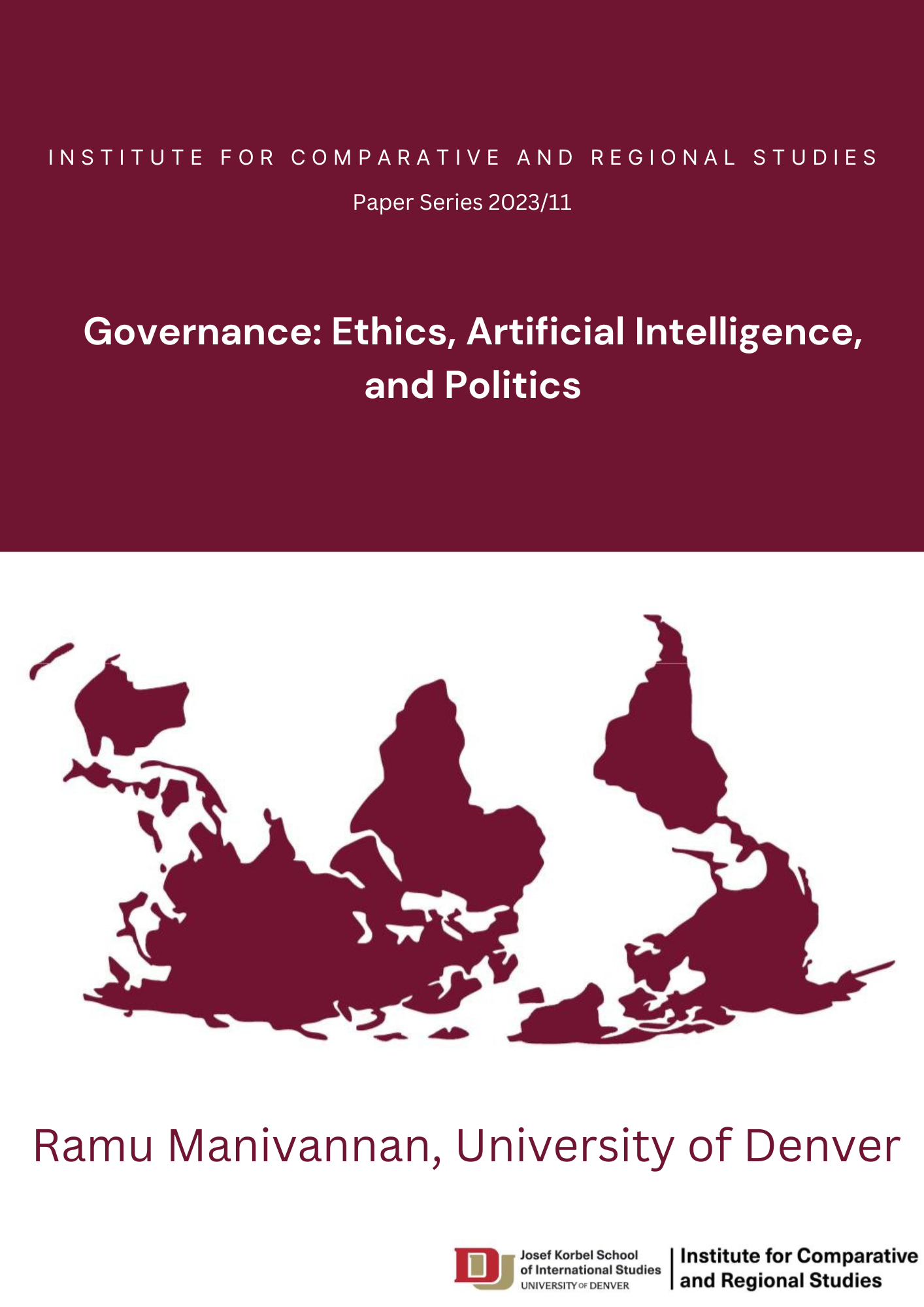 Governance: Ethics, Artificial Intelligence, and Politics - Josef Korbel School of Global and ...